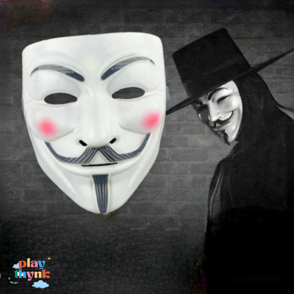 Mặt Nạ Halloween Hacker Anonymous - Đồ Chơi Cosplay Độc Đáo Cho Tiệc ...