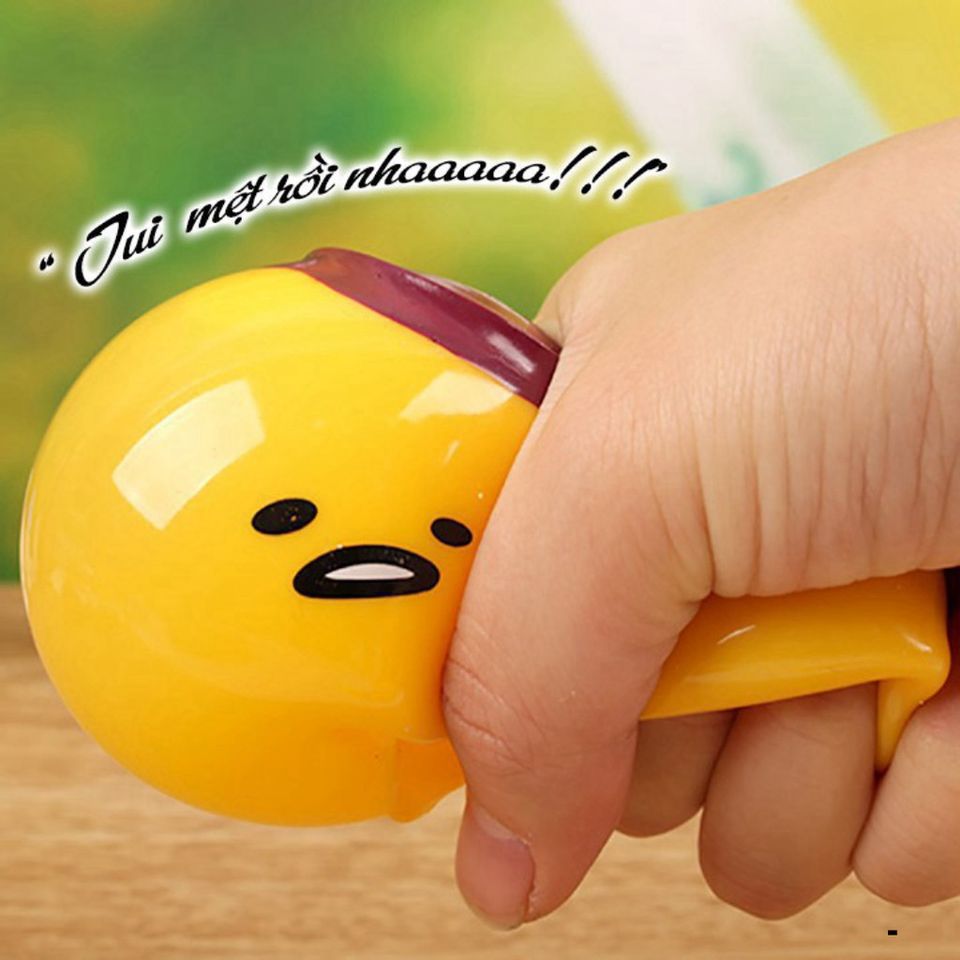 Bánh Flan Gudetama Squishy - Đồ Chơi Trút Giận Mềm Dẻo Hình Tròn, Giải ...