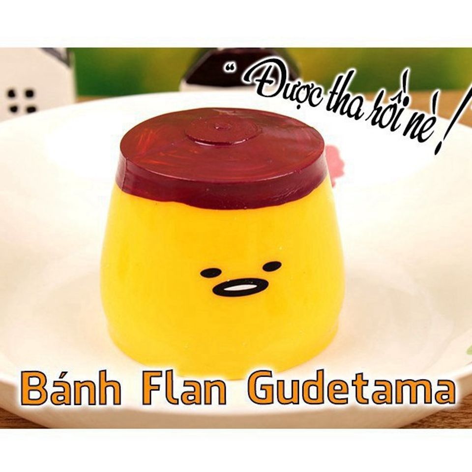 Bánh Flan Gudetama Squishy - Đồ Chơi Trút Giận Mềm Dẻo Hình Tròn, Giải ...