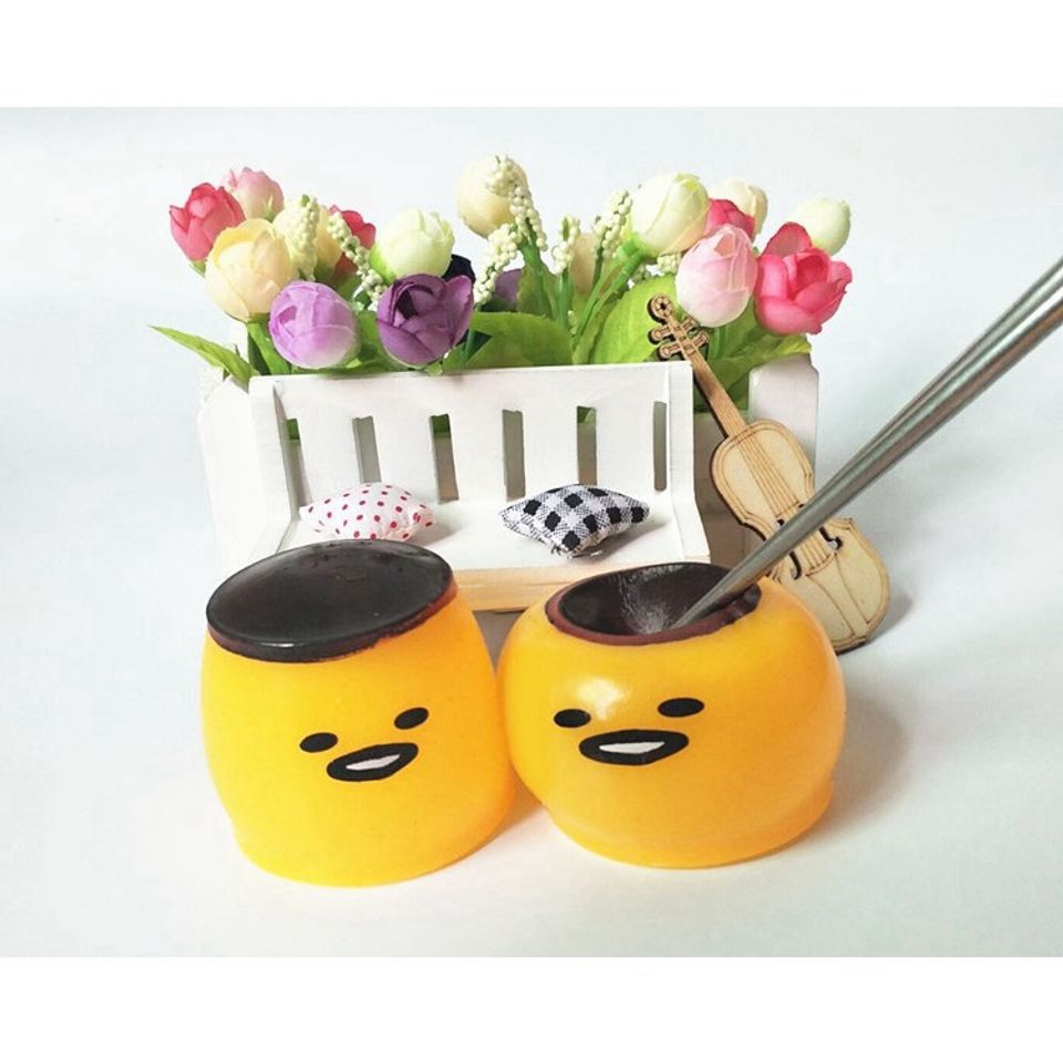 Bánh Flan Gudetama Squishy - Đồ Chơi Trút Giận Mềm Dẻo Hình Tròn, Giải ...