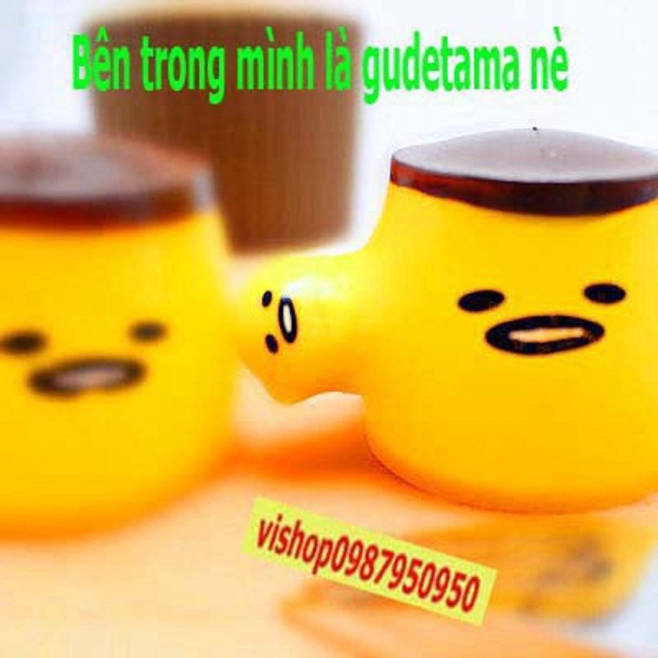 Bánh Flan Gudetama Squishy - Đồ Chơi Trút Giận Mềm Dẻo Hình Tròn, Giải ...