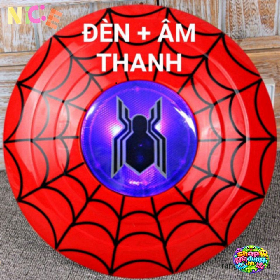 Mặt Nạ Spider Man Phát Nhạc Đèn Sáng & Khiên Cosplay Đồ Chơi Trẻ Em ...