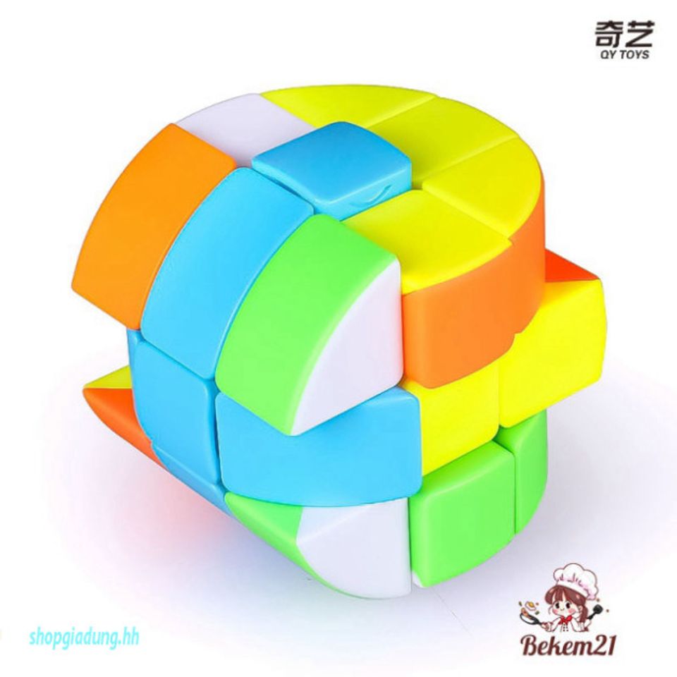 Rubik Cylinder Cube Biến Thể 3x3 QiYi - Đồ Chơi Trí Tuệ Hình Tròn An ...