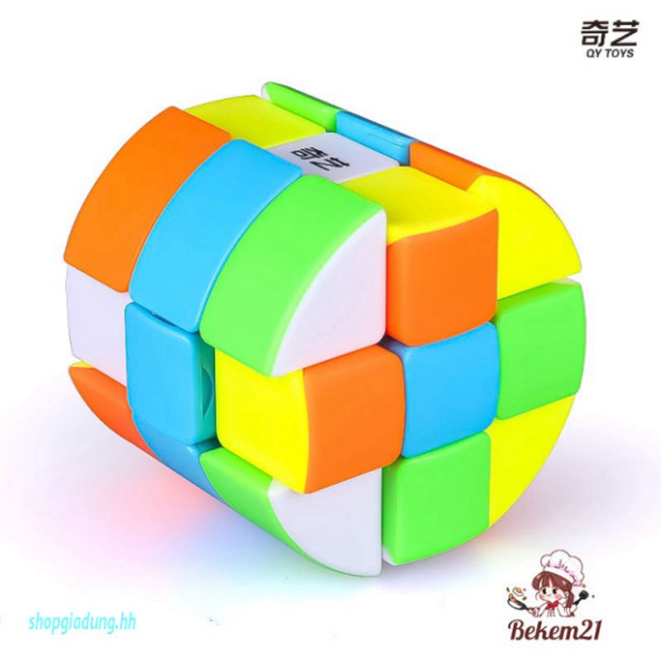 Rubik Cylinder Cube Biến Thể 3x3 QiYi - Đồ Chơi Trí Tuệ Hình Tròn An ...