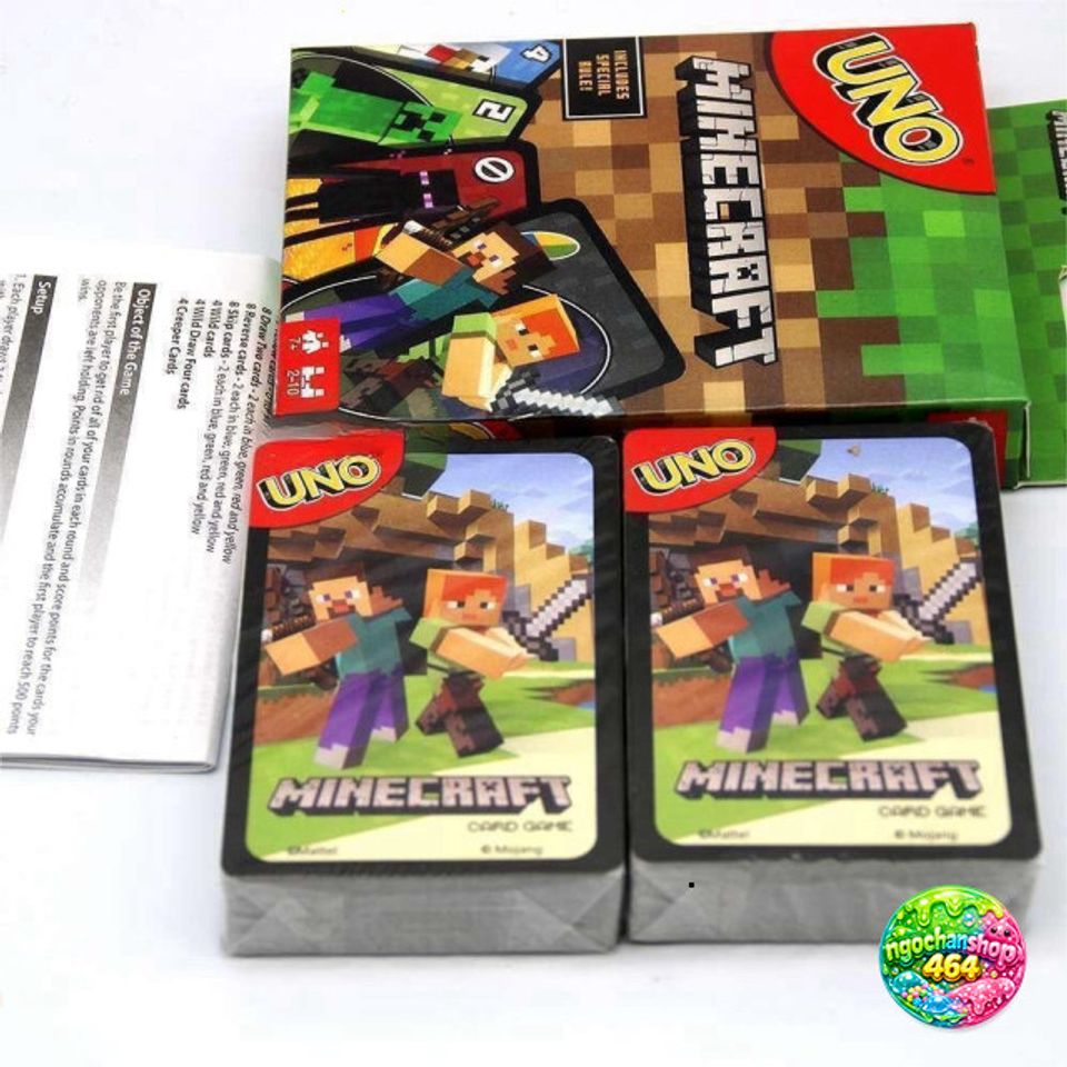 Trò Chơi Thẻ UNO Minecraft - Thẻ Đa Năng Match & Cube Creeper, Đồ Chơi ...