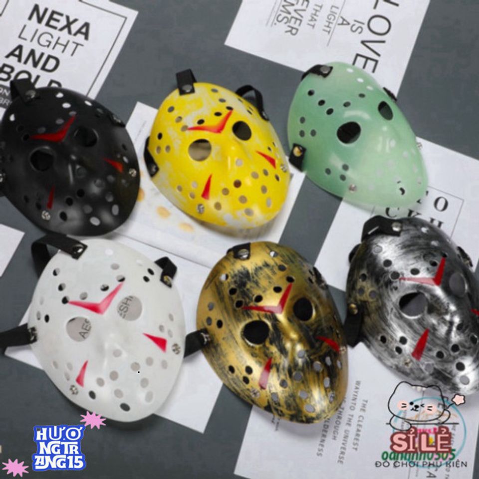 Mặt Nạ Cosplay Jason Voorhees Bằng Nhựa - Phụ Kiện Hóa Trang Độc Đáo ...