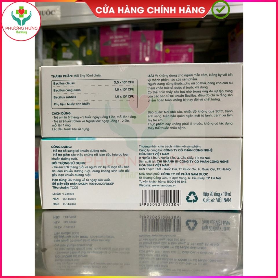 Men Vi Sinh Nin Biotic Nam Dược - Bổ Sung Lợi Khuẩn Đường Ruột, Giảm ...
