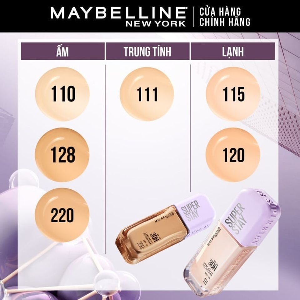 [B E B U] Kem Nền Maybelline Super Stay Up To 30H Lumi Matte Foundation ...
