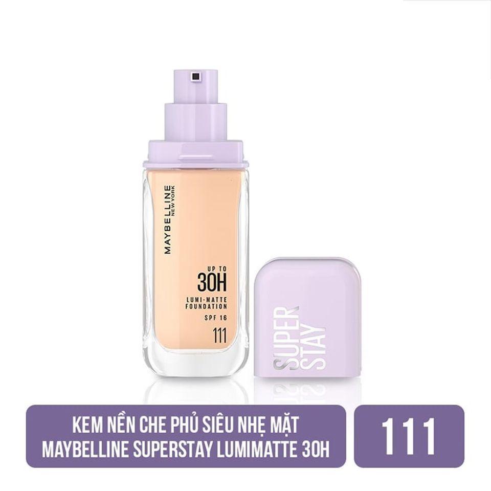 [B E B U] Kem Nền Maybelline Super Stay Up To 30H Lumi Matte Foundation ...