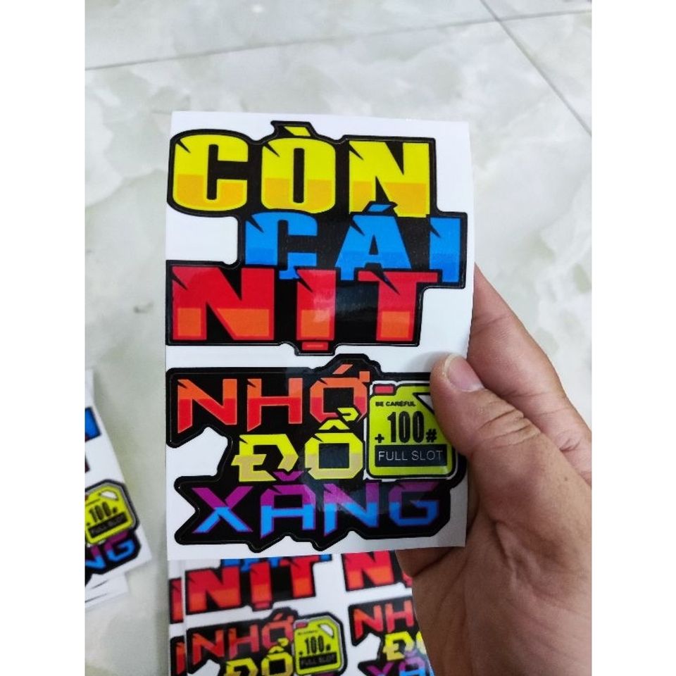Logo Sticker Vui Nhộn Dán Laptop - Xe Máy - Điện Thoại