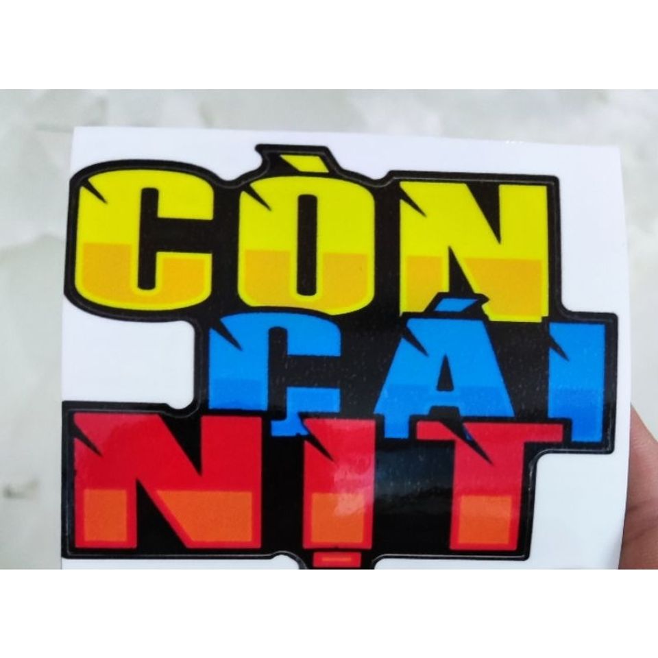 Logo Sticker Vui Nhộn Dán Laptop - Xe Máy - Điện Thoại