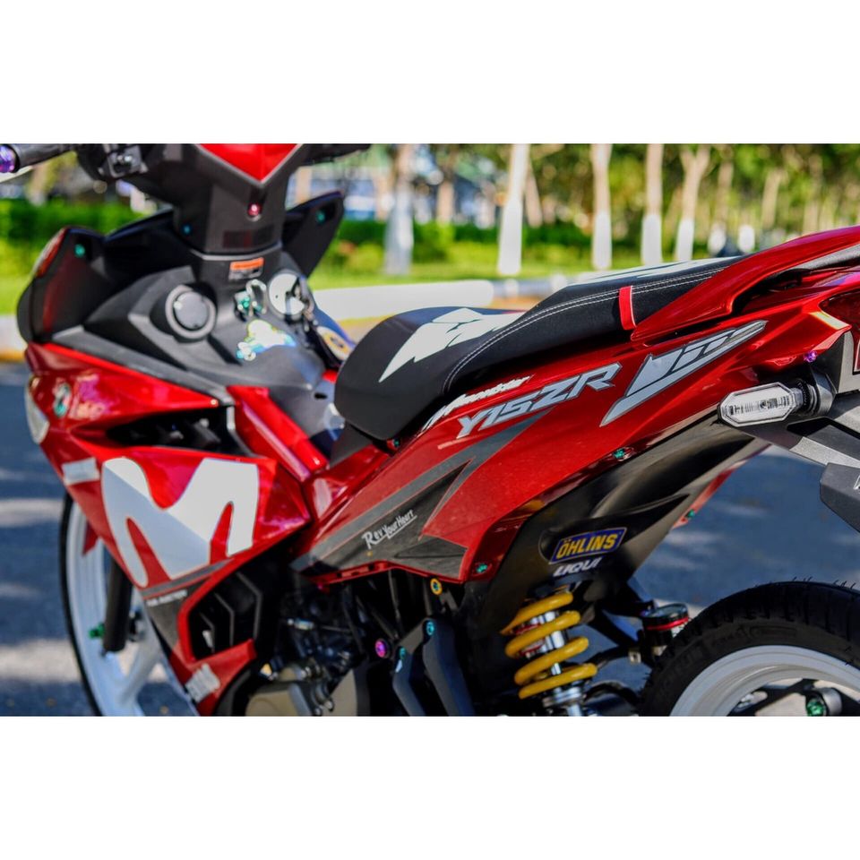 Tem Rời Dán Xe Exciter 150 Mẫu Movistar Trắng Đỏ Đen Cực Hot, Hàng 3 ...