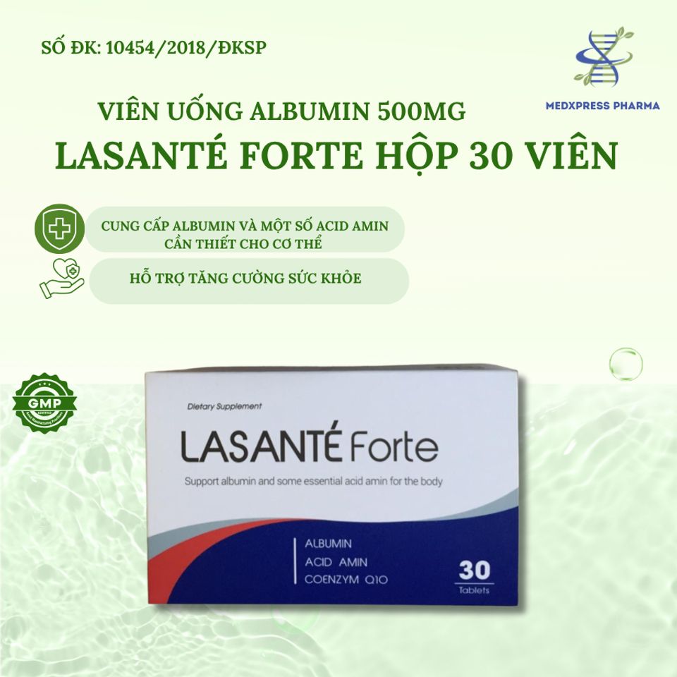Viên Uống Bổ Sung Albumin Lasante Forte - Tăng Cường Sức Khỏe Cho Người ...