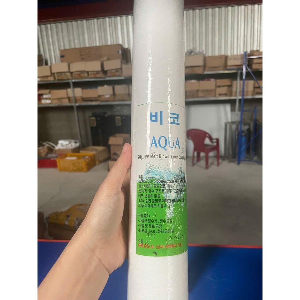 2 lõi lọc tinh PP kích thước từ 1-5 micron 20 inch Korea.