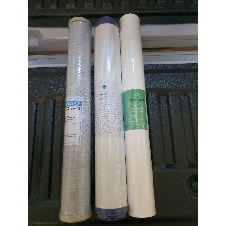 Bộ 3 lõi lọc thô số 123 lọc thô nước sinh hoạt 20 inch