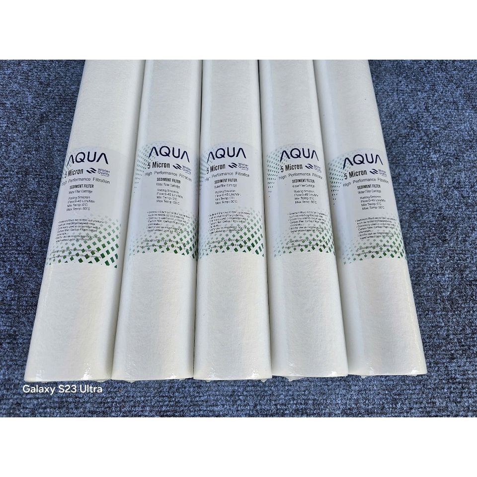 Combo 5 Lõi lọc PP Aqua 20 inch (5micro)