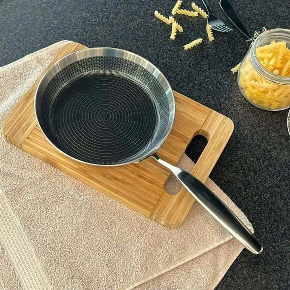 Chảo rán đúc inox chống dính vân nổi Kaiyo 733143