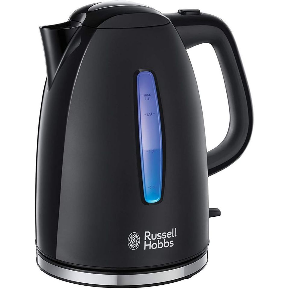Ấm siêu tốc Russell Hobbs Textures+ 22591-70 1.7L 2400 W màu đen
