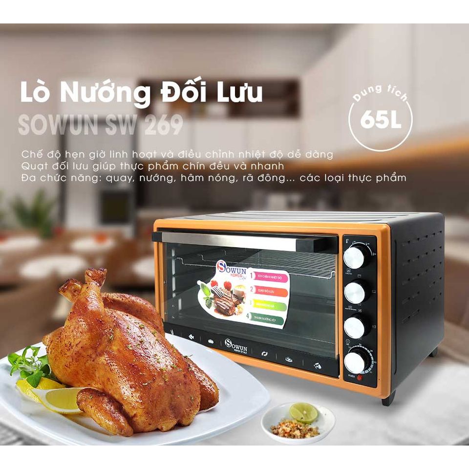 Lò Nướng Đối Lưu Sowun SW 269