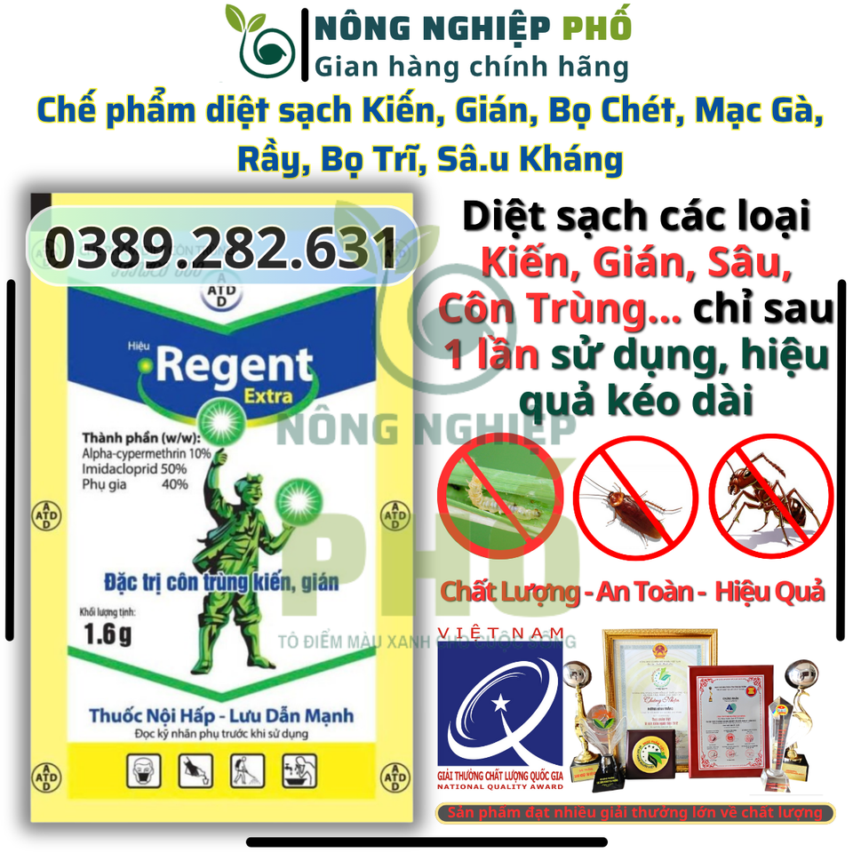[SIÊU HIỆU QUẢ] COMBO 10 REGENT 800 (gói 1.6g) DATE MỚI NHẤT, Chế phẩm ...