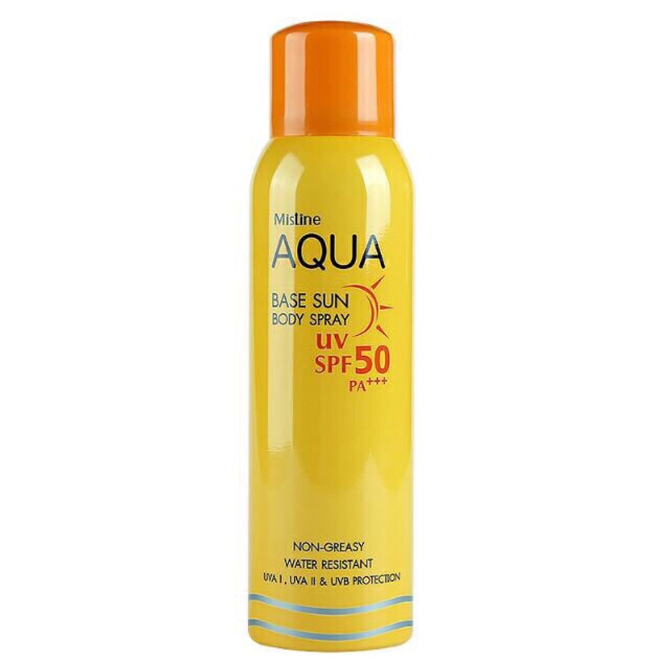 Xịt chống nắng Mistine Aqua Base Sun Body Spray SPF 50 PA+++