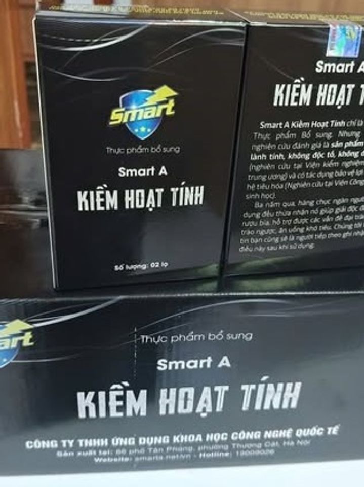 Smart A Kiềm Hoạt Tính - Nước uống giải rượu bia - Shop Trọng Đức SmartA