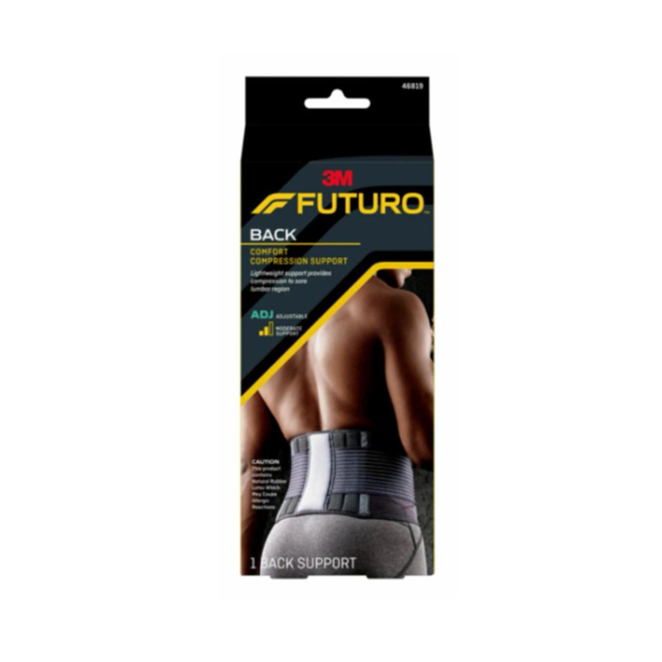 Đai lưng hỗ trợ cột sống 3M Futuro 46819ENR màu đen, có băng dán điều ...