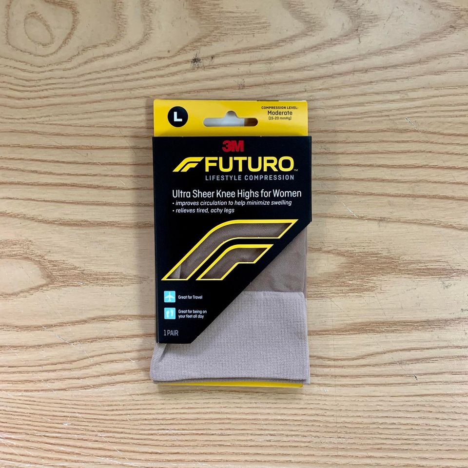 Vớ y khoa ngăn ngừa tĩnh mạch dạng nhẹ Futuro 3M, 1 đôi/ túi, màu be ...