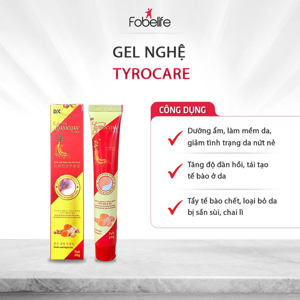 (Cận Date) Gel Dưỡng Ẩm TyroCare Fobe Làm Mềm Ngăn Ngừa Tình Trạng Khô ...