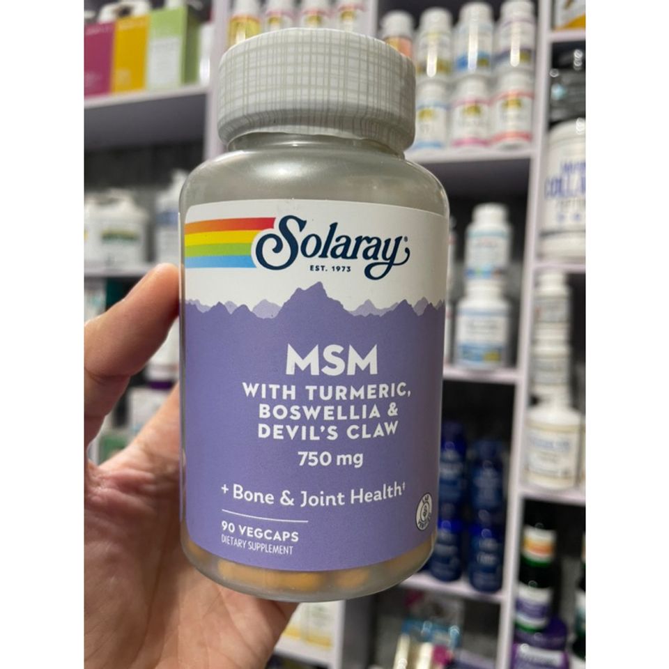 [MỸ] Viên MSM with Turmeric Boswellia & Devil’s Claw 750mg 90viên & 180 ...