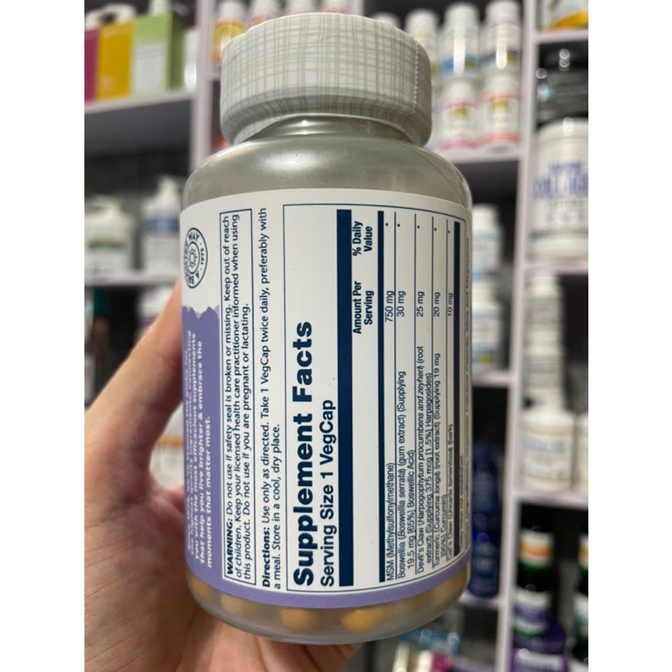 [MỸ] Viên MSM with Turmeric Boswellia & Devil’s Claw 750mg 90viên & 180 ...