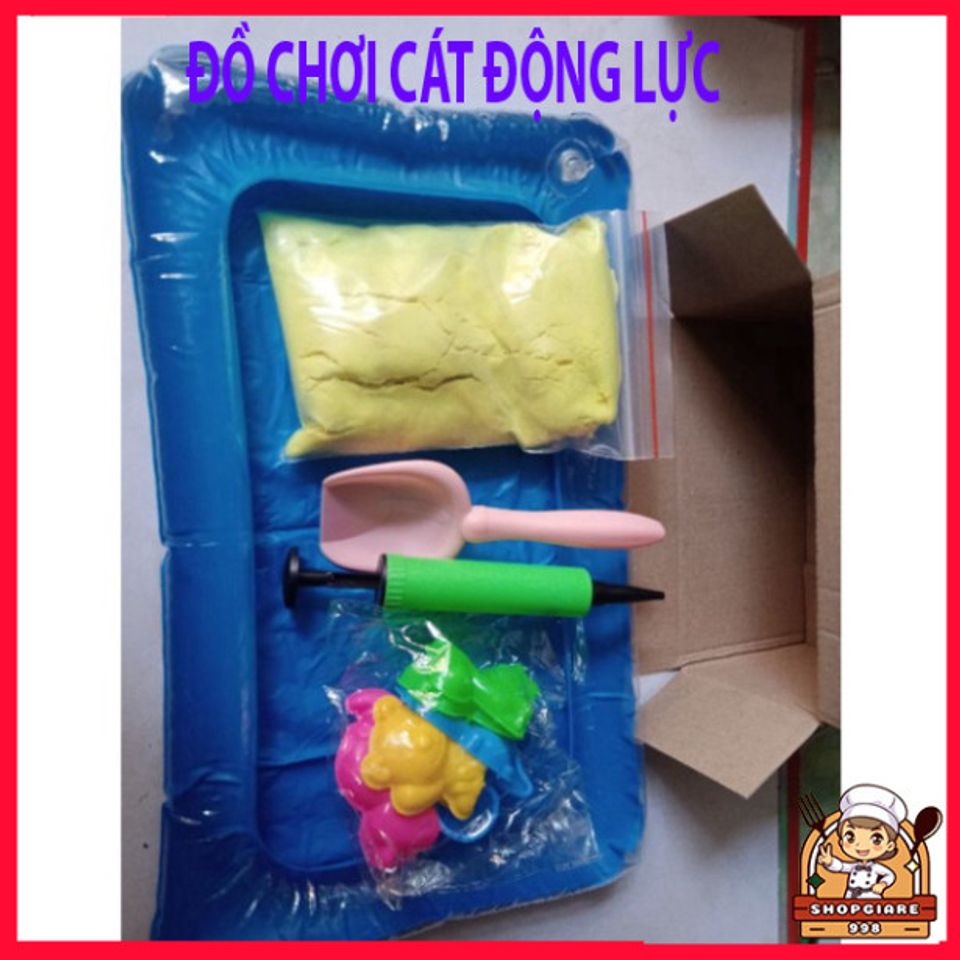 cát động lực.cát tạo hình.cát dẻo combo đủ 0.5kg cát muỗng phao khuôn ...