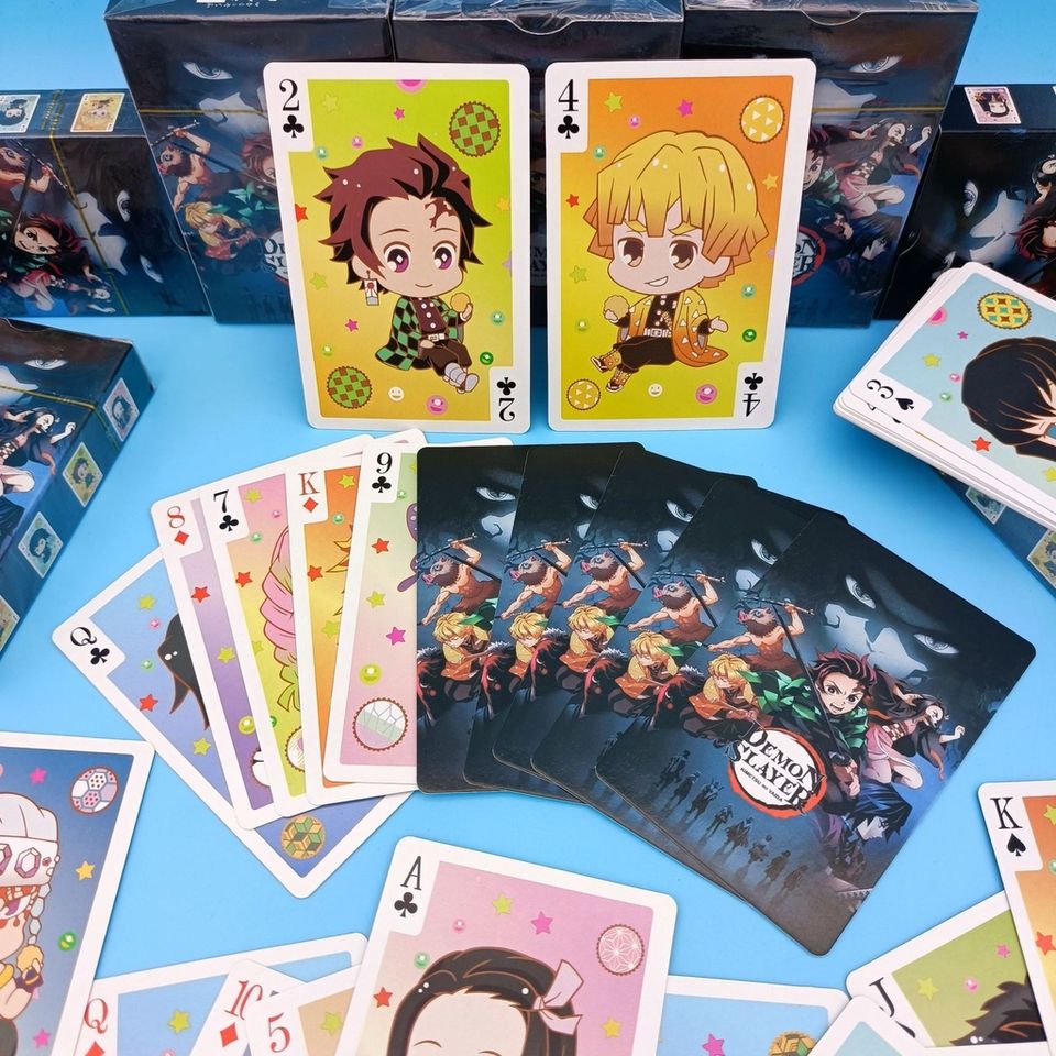 Bộ 54 Thẻ nhân phẩm Kimetsu no Yaiba , thẻ bài demon slayer, ảnh in ...