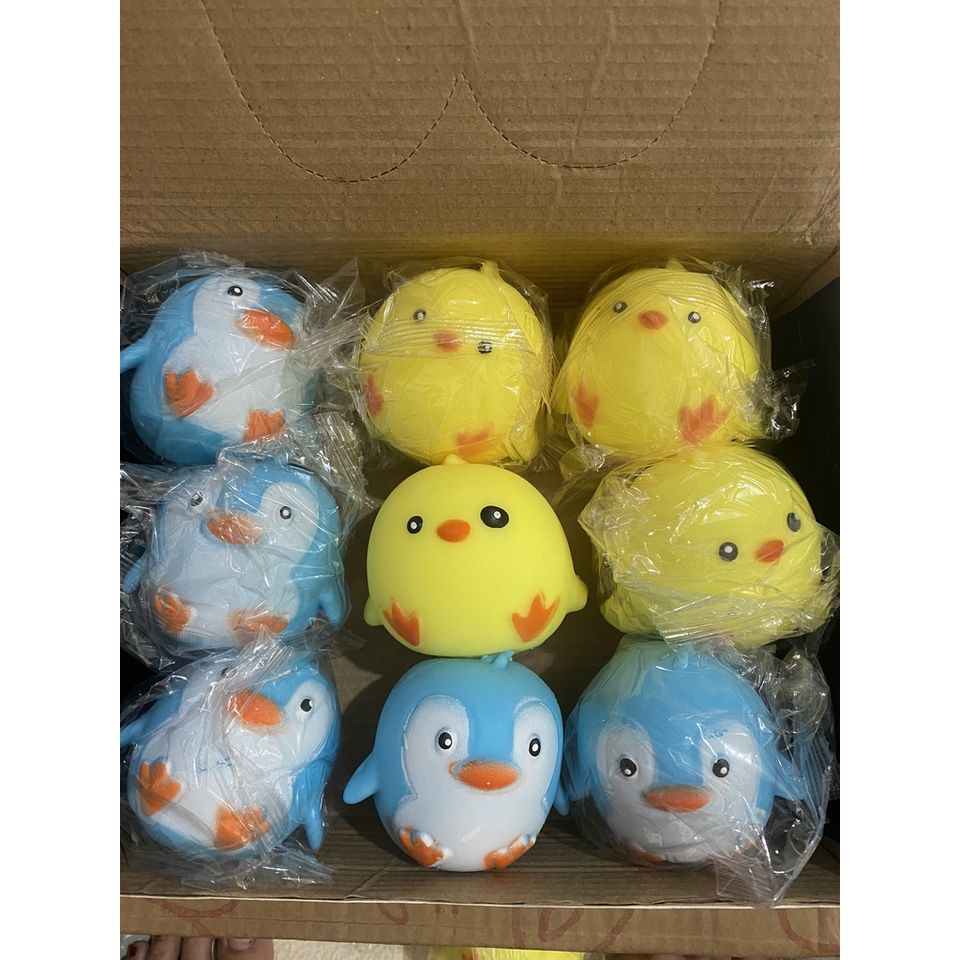 Squishy hình CHIM CÁNH CỤT đồ chơi bóp tay mềm mịn dễ thương chân thực ...