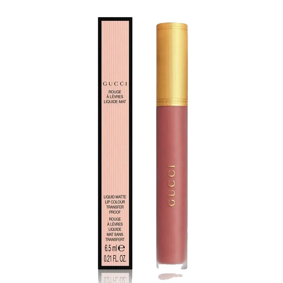(Cao cấp) Son Kem Gucci Rouge Liquid Matte 208 They Met In Argent ...