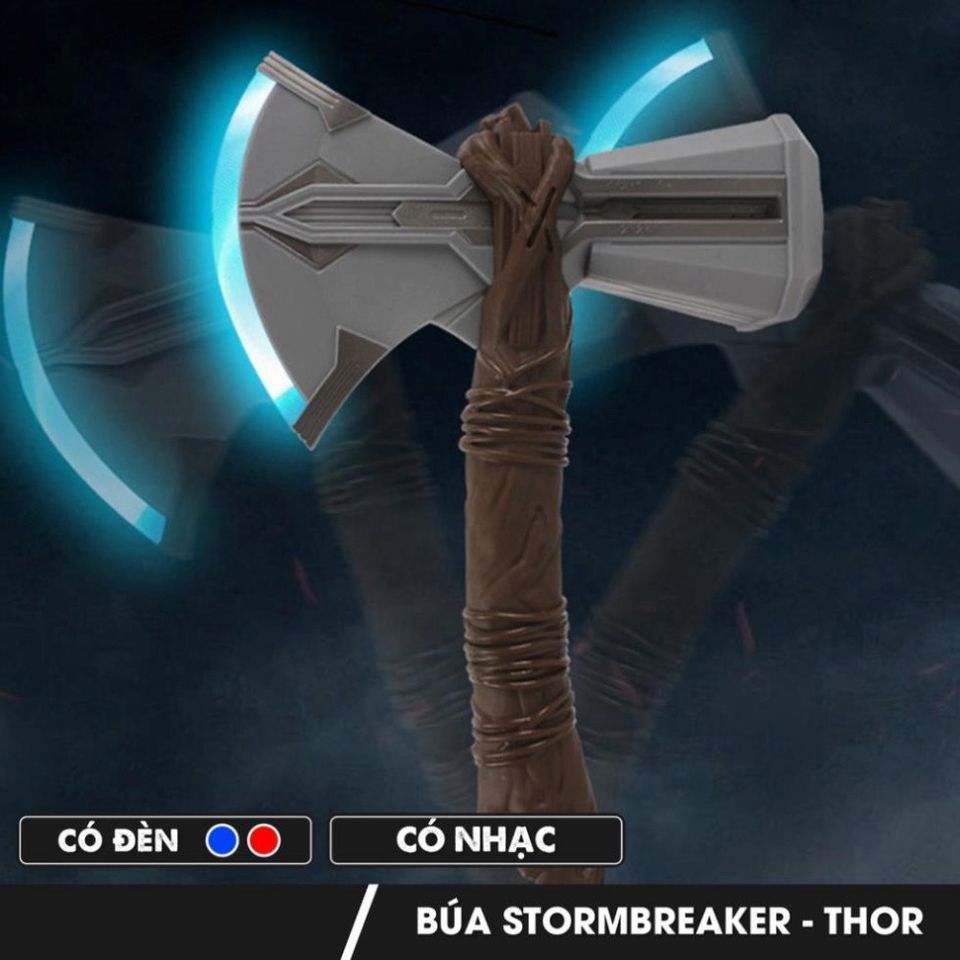 Rìu Thần Sấm THOR có nhạc và đèn, đồ chơi trẻ em 5+ hóa trang nhân vật ...