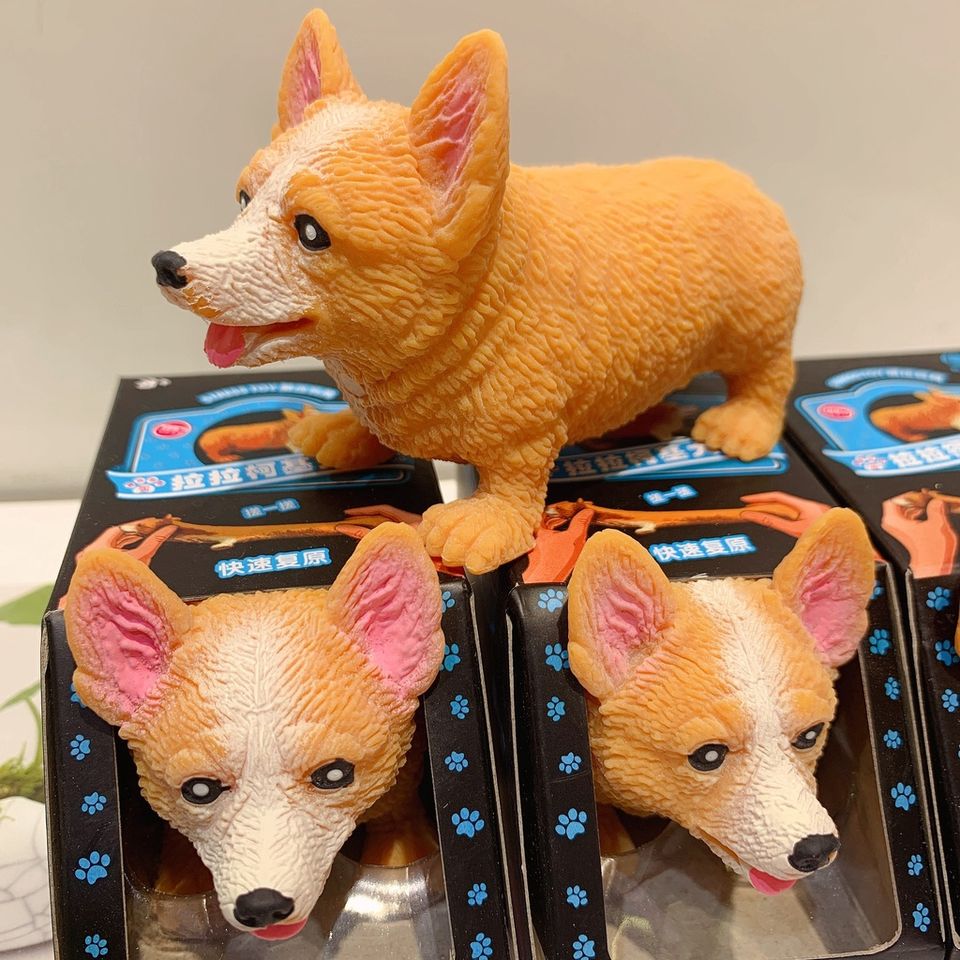 [CORGI HỘP] Squishy Mochi con cún corgi kéo dài sần mềm mịn dễ thương ...