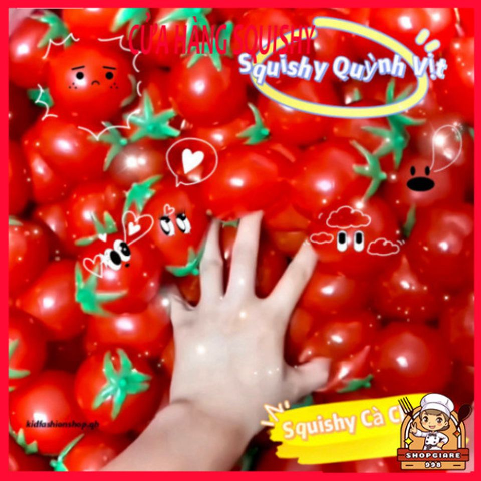 Squishy Quả Cà Chua Dẻo Giảm Stress - Đồ Chơi Thú Vị Cho Trẻ Em 5 ...