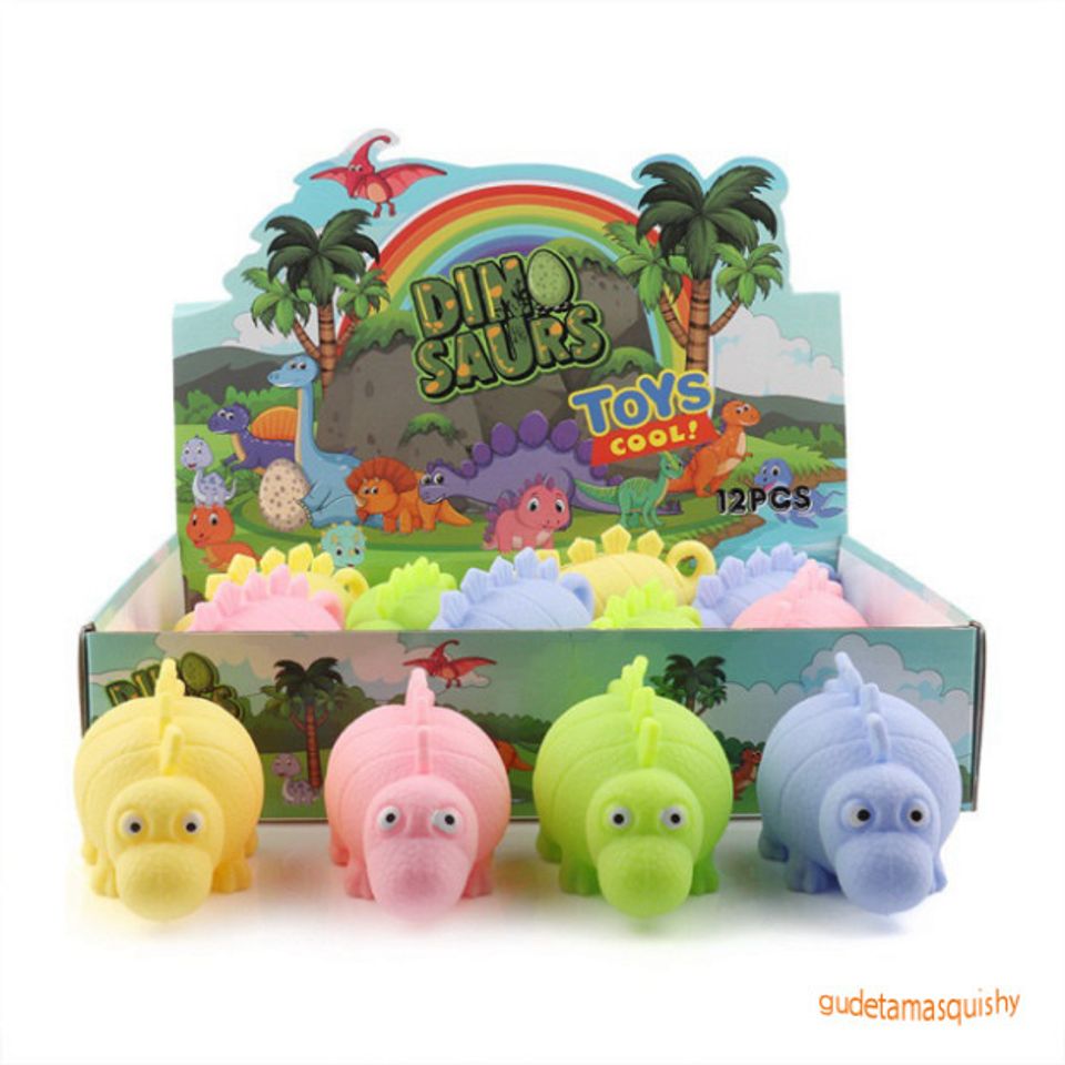 Mô hình khủng long Squishy Mochi phát sáng, mềm mại và dễ thương, giúp ...