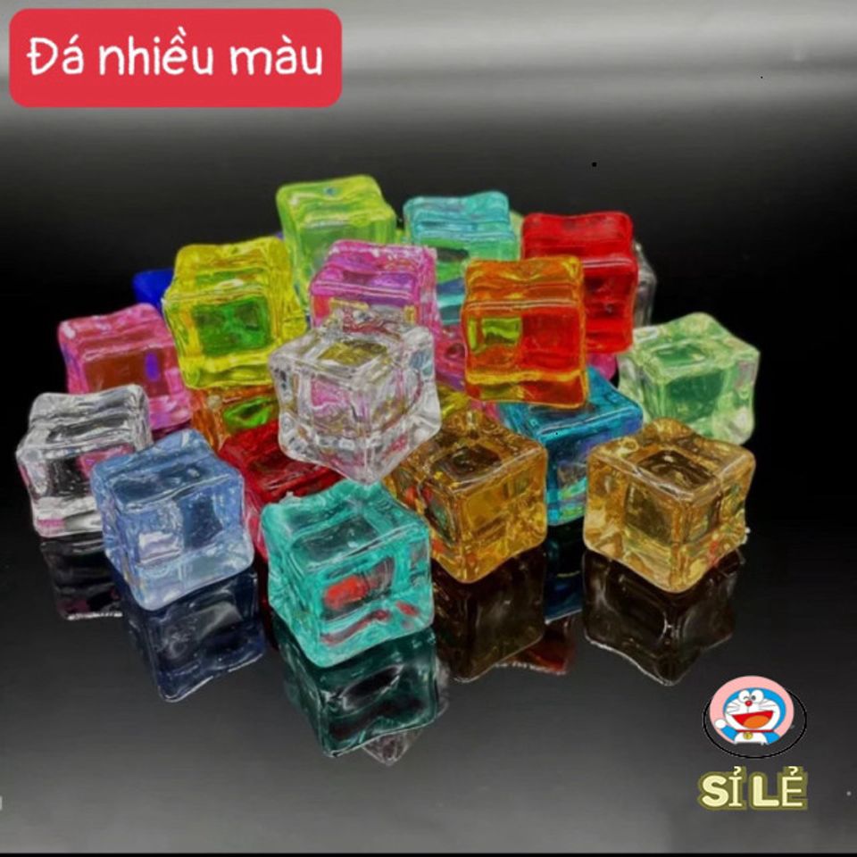 Đá pha lê phát sáng trang trí nhiều màu, làm đồ handmade, phụ kiện ...