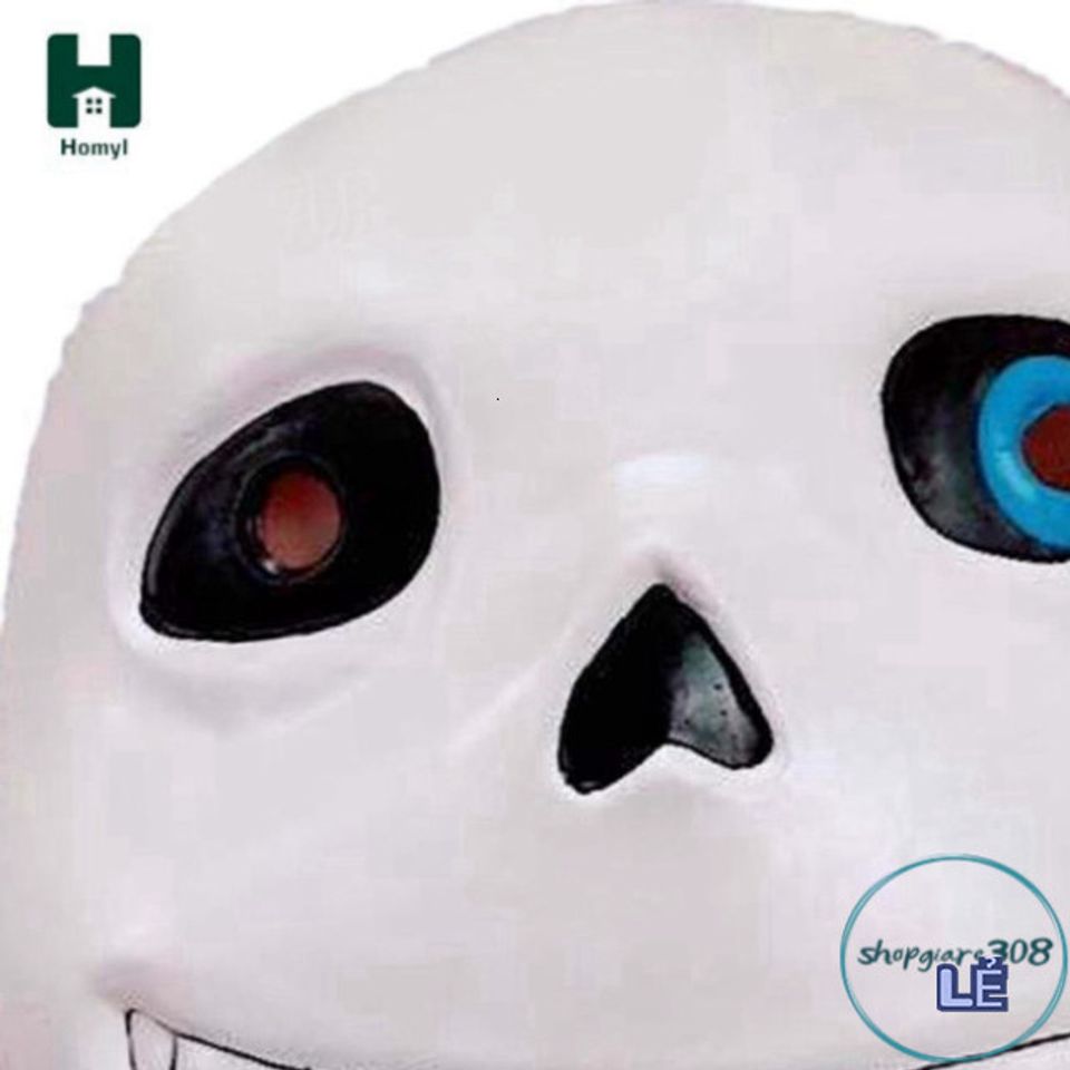 Mặt Nạ Halloween Sans Undertale - Phụ Kiện Trang Trí Đen Độc Đáo cho ...