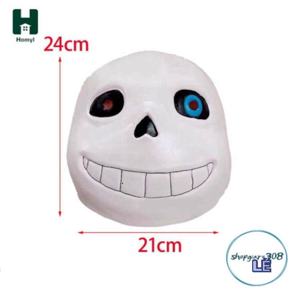 Mặt Nạ Halloween Sans Undertale - Phụ Kiện Trang Trí Đen Độc Đáo cho ...