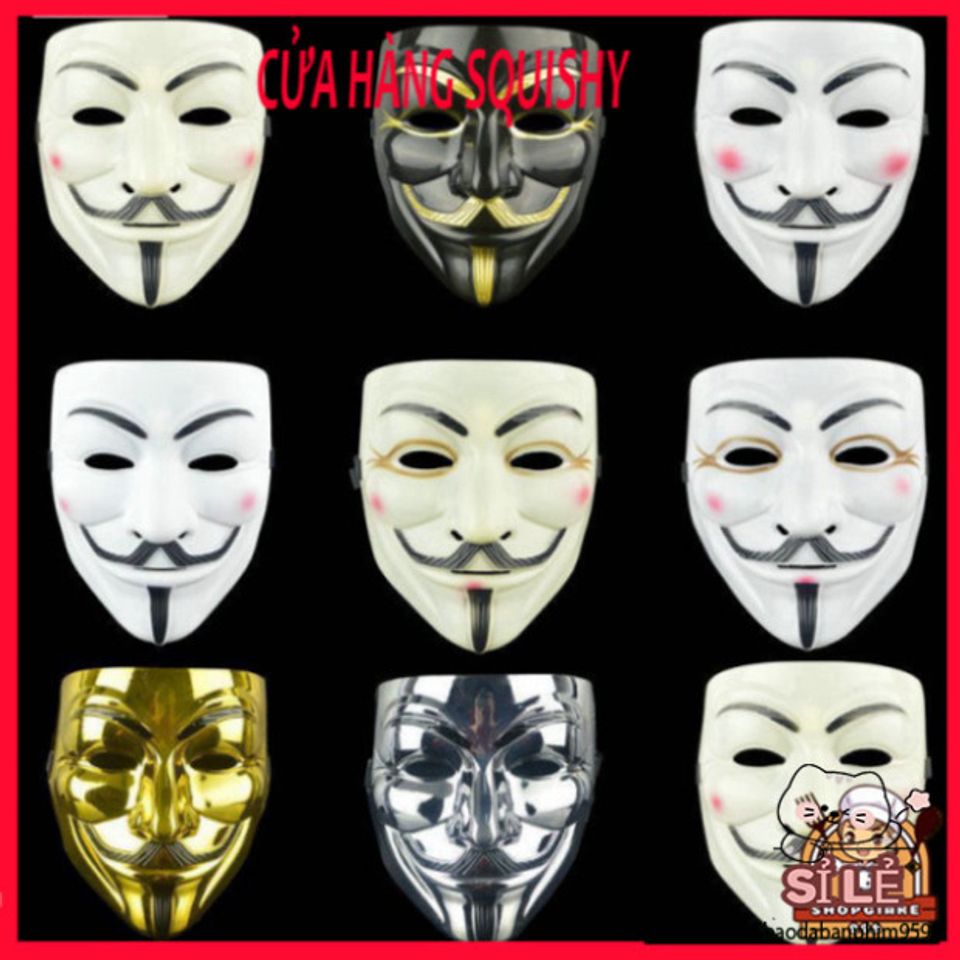 MẶT NẠ HACKER Anonymous đa sắc màu cực chất, nhiều lựa chọn hấp dẫn cho ...