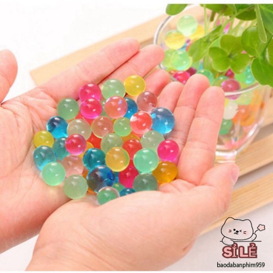 Bộ 5 gói hạt nở tinh thể cho trồng cây, chế tạo charm slime và đồ chơi ...