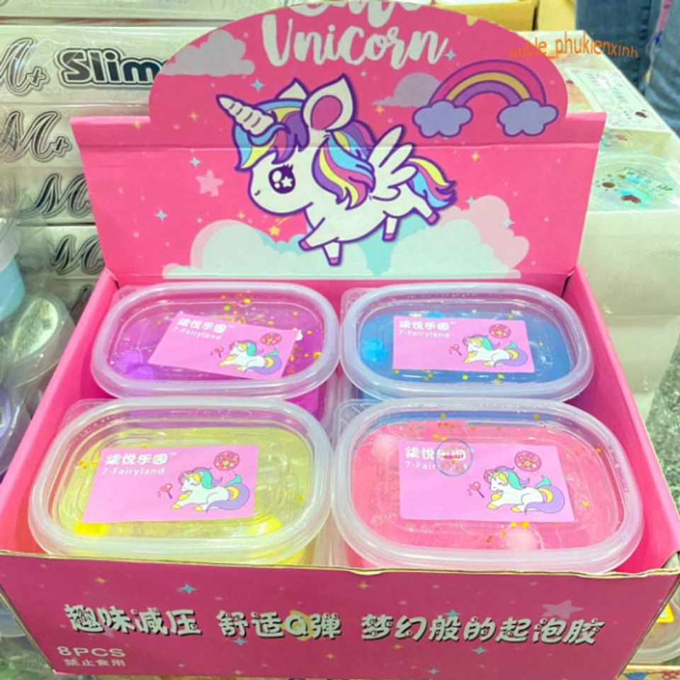 Bóp Mềm Kỳ Lân Slime ⚡ Xu Hướng Nóng ⚡ Squishy Mochi Ngựa Pop It Dễ ...