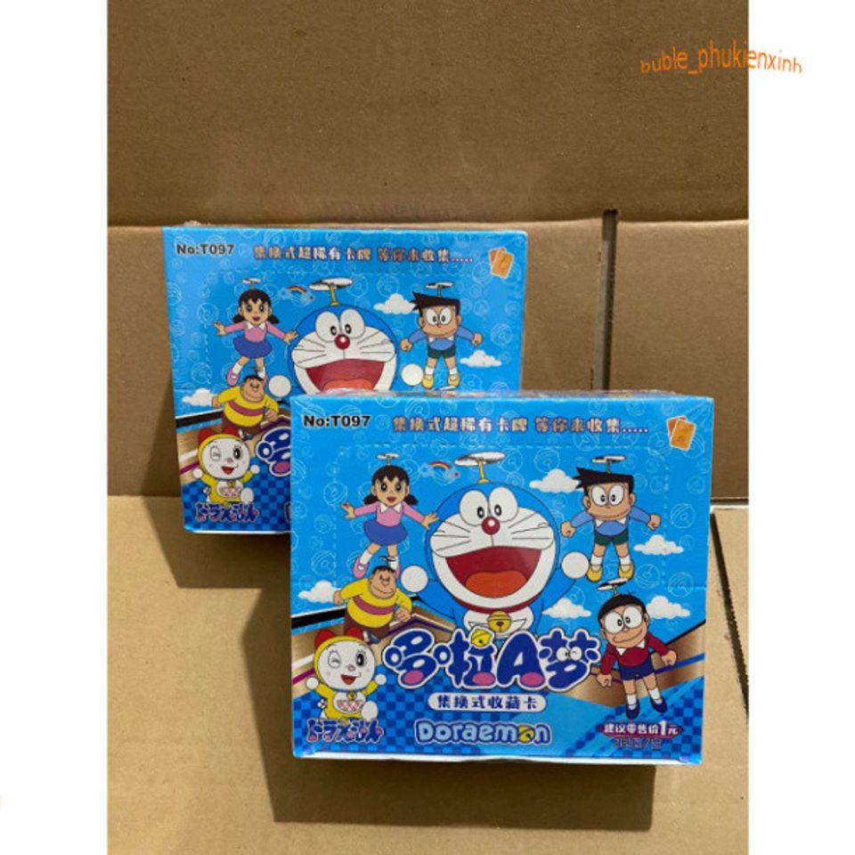 Bộ thẻ bài 160 lá hình Doraemon, Nobita, Chaien, Xuka, Xê Kô và nhiều ...