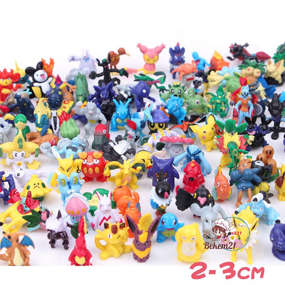 Bộ 24-120 mô hình đồ chơi Pokemon MMULCK kích thước 2-4cm độc đáo rẻ ...