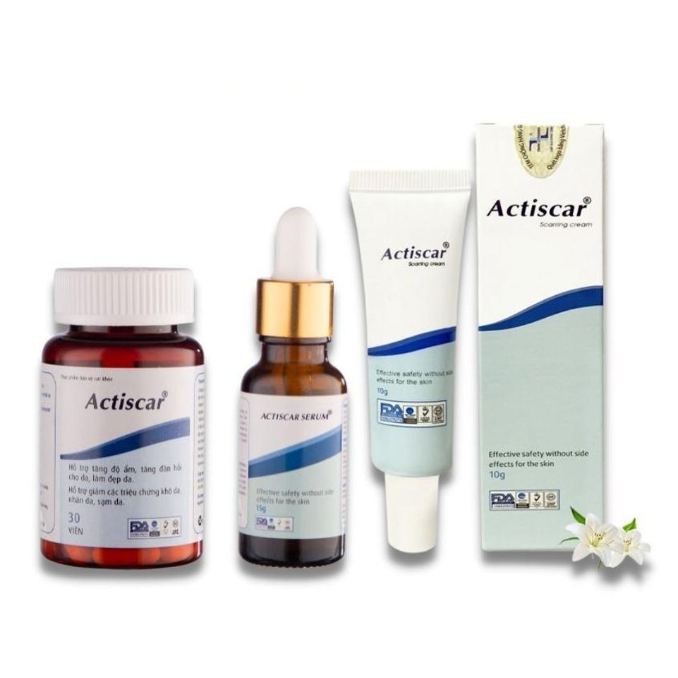 Actiscar Giúp Làm Mờ Sẹo Rỗ Lồi Lõm Giảm Thâm Chính Hãng | Chiaki.vn